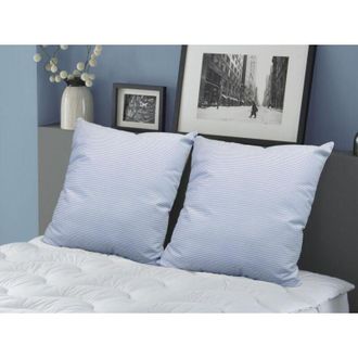 Dodo Dodo - Lot de 2 oreillers naturels fermes plumettes - 60x60 cm - meribel