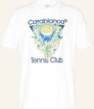 Casablanca T-Shirt Tennis Club Icon weiss