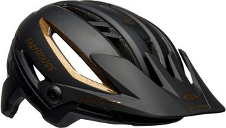 Bell Sixer MIPS Mountainbike-Helm f&uuml;r Erwachsene, Fasthouse, matt/gl&auml;nzend Schwarz/Gold (2023), Gr&ouml;&szlig;e L (58-62 cm)