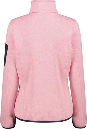 F.lli Campagnolo Strickfleecejacke WOMAN JACKET PINK-BIANCO