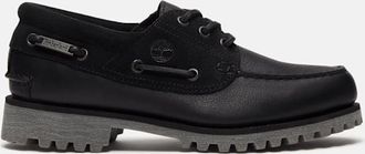 Timberland Handgen&auml;hter Timberland Authentic 3-Eye Lug Bootsschuh f&uuml;r Herren in Schwarz, Herren, Schwarz, Gr&ouml;&szlig;e