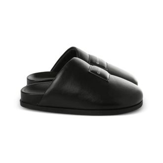Givenchy Label Flat Mules - - Shoes - Damen - Schwarzk - 41 EU