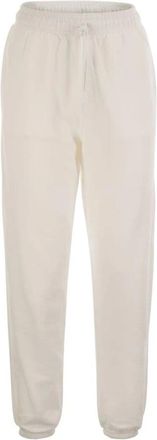 Polo Ralph Lauren Femme, Pantalons, Blanc, Taille: 36 FR Pantalon de surv&ecirc;tement coupe d&eacute;contract&eacute;e
