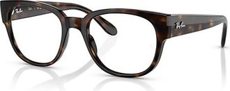 Ray-Ban Rb7210 Optics Havana Fassung Klar Glas Polarisiert 52-20