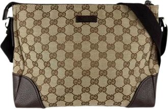 Gucci unisex, Pre-owned, Brun, Taille: ONE Size Sac &agrave; bandouli&egrave;re vintage doccasion