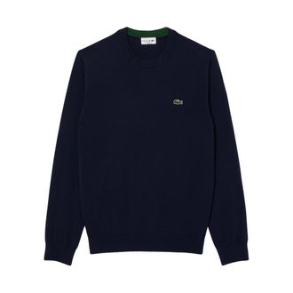 Lacoste Rundhals-Pullover aus Baumwolle - - Knitwear - Herren - Blau - M
