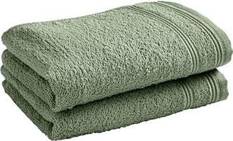 Univers D&eacute;cor UNIVERSDECOR - Lot De 2 Serviettes invit&eacute; &eacute;ponge Spa 30 x 50 cm / 400 GR/m&sup2; (Romarin)