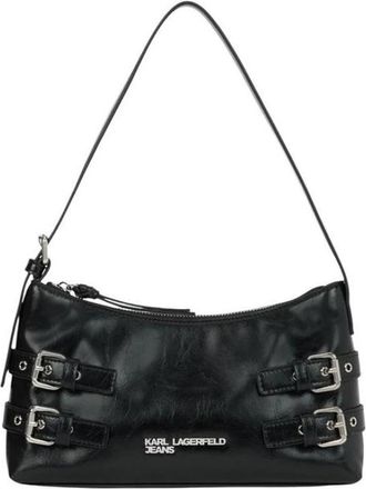Karl Lagerfeld KLJ Schultertasche mit Schnalle - - Bags - Damen - Schwarzk - ONE SIZE