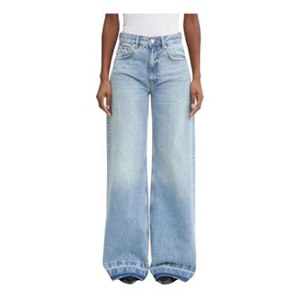 Anine Bing Lewis Wide Jeans - Femme - Jeans - Bleu - Taille: W30