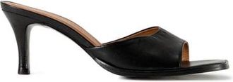 Saison 1865 Mules Frisson en cuir