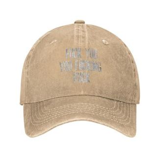 Generic Va Te Faire Foutre, Esp&egrave;ce De Connard Homme Femme Trucker Caps R&eacute;tro Ancien Chapeau De Cowboy Respirant Hip-Hop Cap pour Voyage Golf Tennis