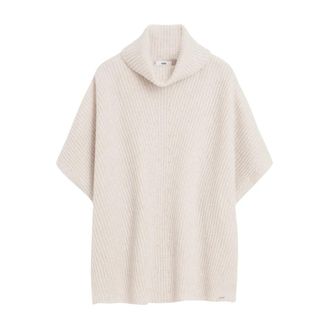 Cinque Weicher Strickponcho zum Layern - - Knitwear - Damen - Beige - XS