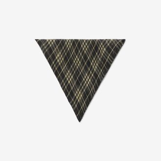 Burberry Schal aus Seidenchiffon in Check