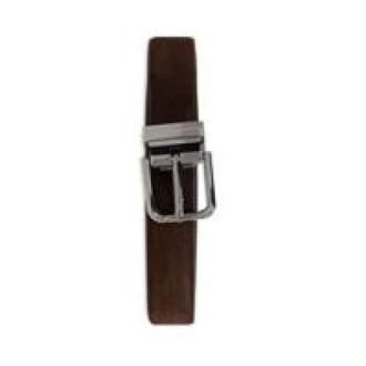 Dolce & Gabbana Homme, Accessoires, Brun, Taille: 90 CM Ceinture en Cuir Marron avec Logo