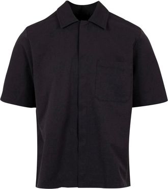 Herno Homme, Chemises, Bleu, Taille: M Short Sleeve Shirt