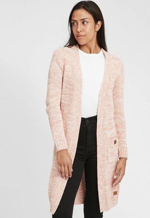 Oxmo Strickjacke OXPhiletta Strickjacke lang geschnitten