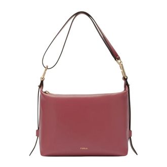 Furla Femme, Sacs, Rouge, Taille: ONE Size Sac Hobo en Cuir