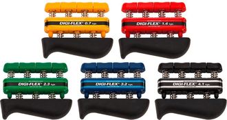 Sport-Tec Digi-Flex Fingertrainer Set 5 St&uuml;ck f&uuml;r Maushand verschiedene St&auml;rken