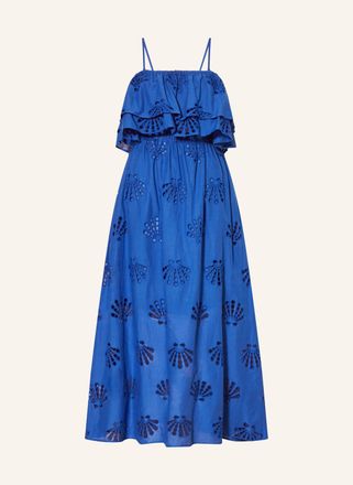 Watercult Watercult Strandkleid Dolce Lemon Aus Lochspitze blau