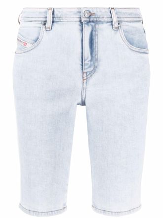 Diesel short De-Ginny en jean - Bleu