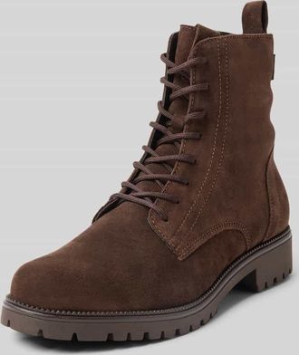 Tamaris Schn&uuml;rstiefel aus echtem Leder