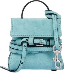 Moschino Femme, Sacs, Bleu, Taille: ONE Size Micro Bag Tie Me