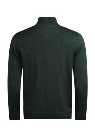 U.S.Polo Association Stehkragenpullover USKnooxx - Herren Half-Zip Strickpullover Baumwoll-Viskose-Mix, weiche Qualit&auml;t und sportiver Look