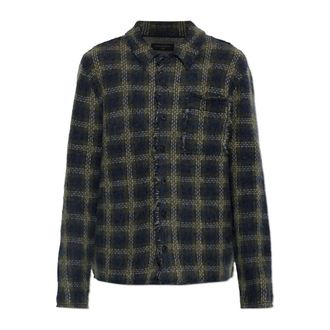 AllSaints Cardigan Menard - Homme - Pulls - Bleu - Taille: XL