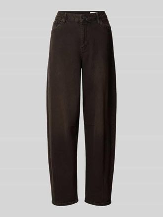 s.Oliver Red Label Regular Fit Barrel Jeans mit Bundfalte
