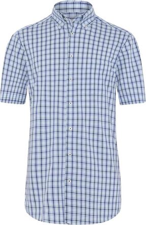 Eterna Kurzarmhemd mit Karomuster und Brusttasche, Modern Fit in