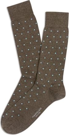 Marcoliani Homme, Sous-v&ecirc;tements, Brun, Taille: ONE Size Full Color Cotton Polka Dot Socks