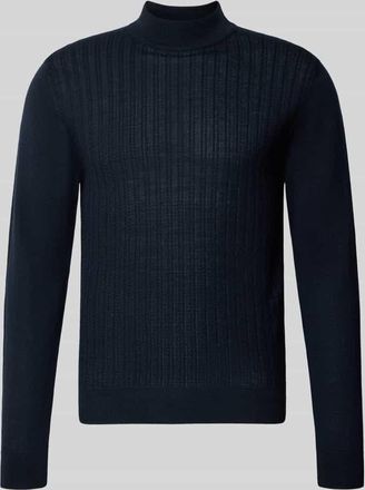 Manuel Ritz Pullover aus Wolle mit Strukturstrick