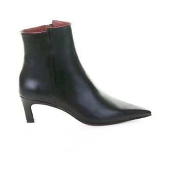 Roberto Festa Milano Femme, Chaussures, Noir, Taille: 37 1/2 EU Bottines &agrave; Talons Chatons et Bout Pointu