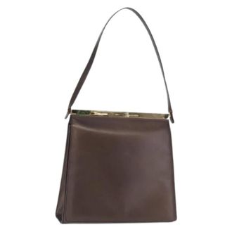 Gucci Sac bandouli&egrave;re vintage en cuir Pre-owned - Femme - Pre-owned - Brun - Taille: ONE Size