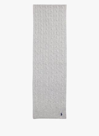 Polo Ralph Lauren Echarpe &agrave; logo en laine et cachemire