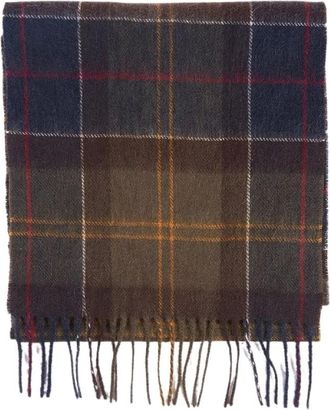 Barbour Tartan Woll-Kaschmir-Schal - - Accessories - unisex - Gr&uuml;n - ONE SIZE