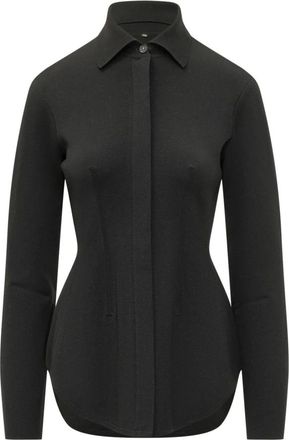Sportmax Femme, Vestes, Noir, Taille: 42 FR Cardigan ajust&eacute;