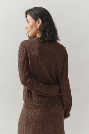 Laura Ashley Strickpullover Laura Ashley Strickpullover mit Noppenmuster (1-tlg)