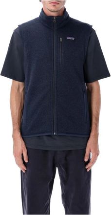 Patagonia Homme, Vestes, Bleu, Taille: S Gilet en Tricot Polaire