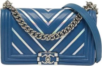 Chanel Pre-owned Boy Bag - - Pre-owned - Damen - Blau - ONE SIZE