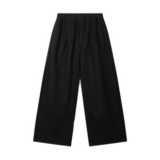 10 Days Femme, Pantalons, Noir, Taille: 38 FR Pantalon Fluide en Lin