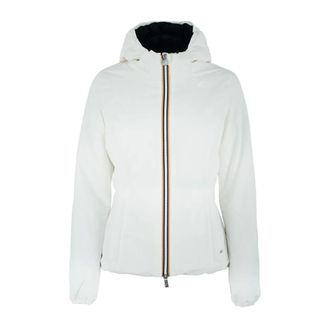 K-Way Veste &agrave; capuche r&eacute;versible Noir/Blanc - Femme - Vestes - Blanc - Taille: 40 FR