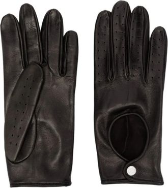 Ernest W. Baker Homme, Accessoires, Noir, Taille: XL Gants de conduite en cuir ajour&eacute;