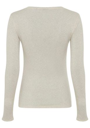 HUGO BOSS Langarmshirt Edeline Premium Damenmode mit gekn&ouml;pften &Auml;rmeln, Slim Fit