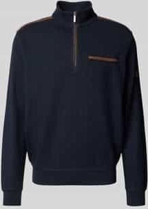 Bugatti Sweatshirt mit Label-Detail