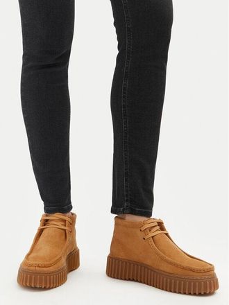 Clarks Schn&uuml;rschuhe Torhill Moss 26179359 Braun
