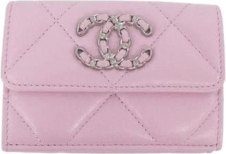 Chanel Portefeuille Vintage Pre-owned - Femme - Pre-owned - Rose - Taille: ONE Size