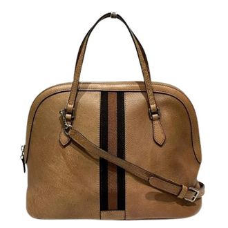 Gucci Sac &agrave; main Pre-owned Sherry Line - Femme - Pre-owned - Brun - Taille: ONE Size