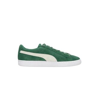 Puma Klassischer Wildleder Niedriger Sneaker Wein/Wei&szlig; - - Shoes - Herren - Gr&uuml;n - 45 EU