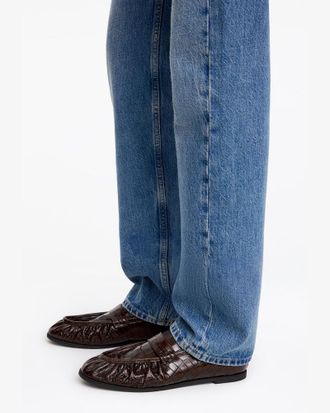 Arket Loafer Aus Weichem Leder -Braun